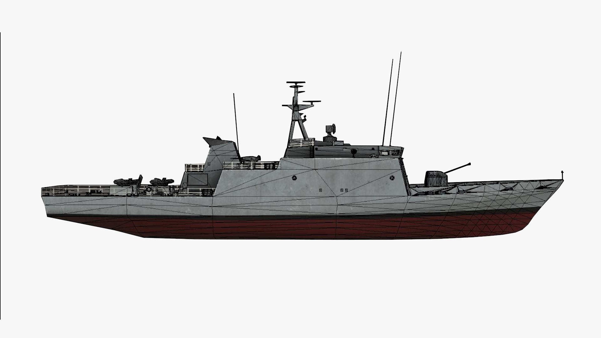 3D Al Bushra Class Model - TurboSquid 2200313