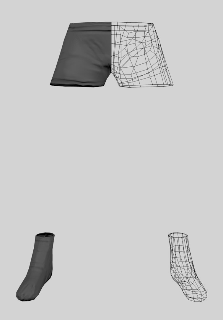 Low-poly Normal-maps 3ds Free