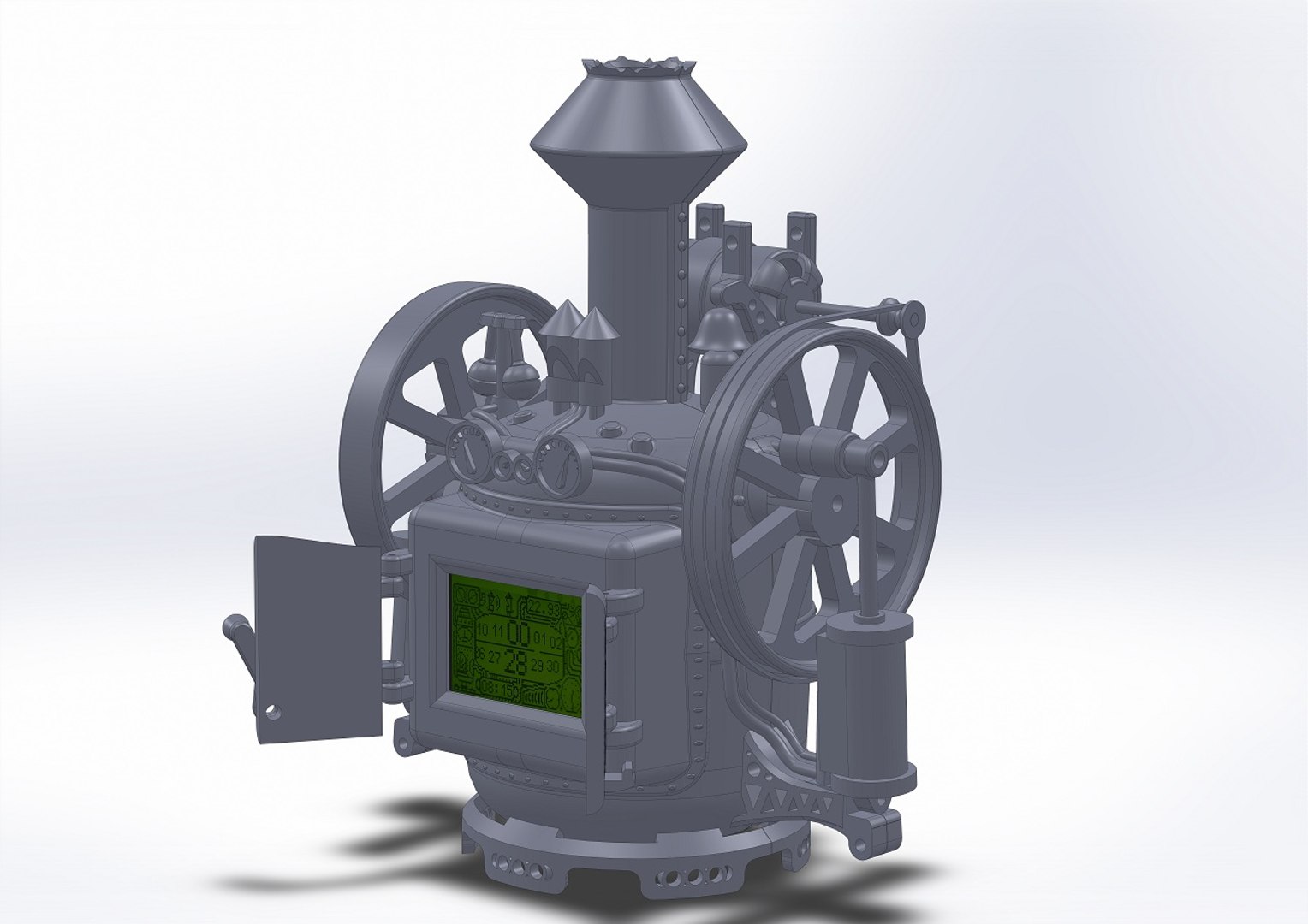 3D Steam Engine Ready Case - TurboSquid 1383106