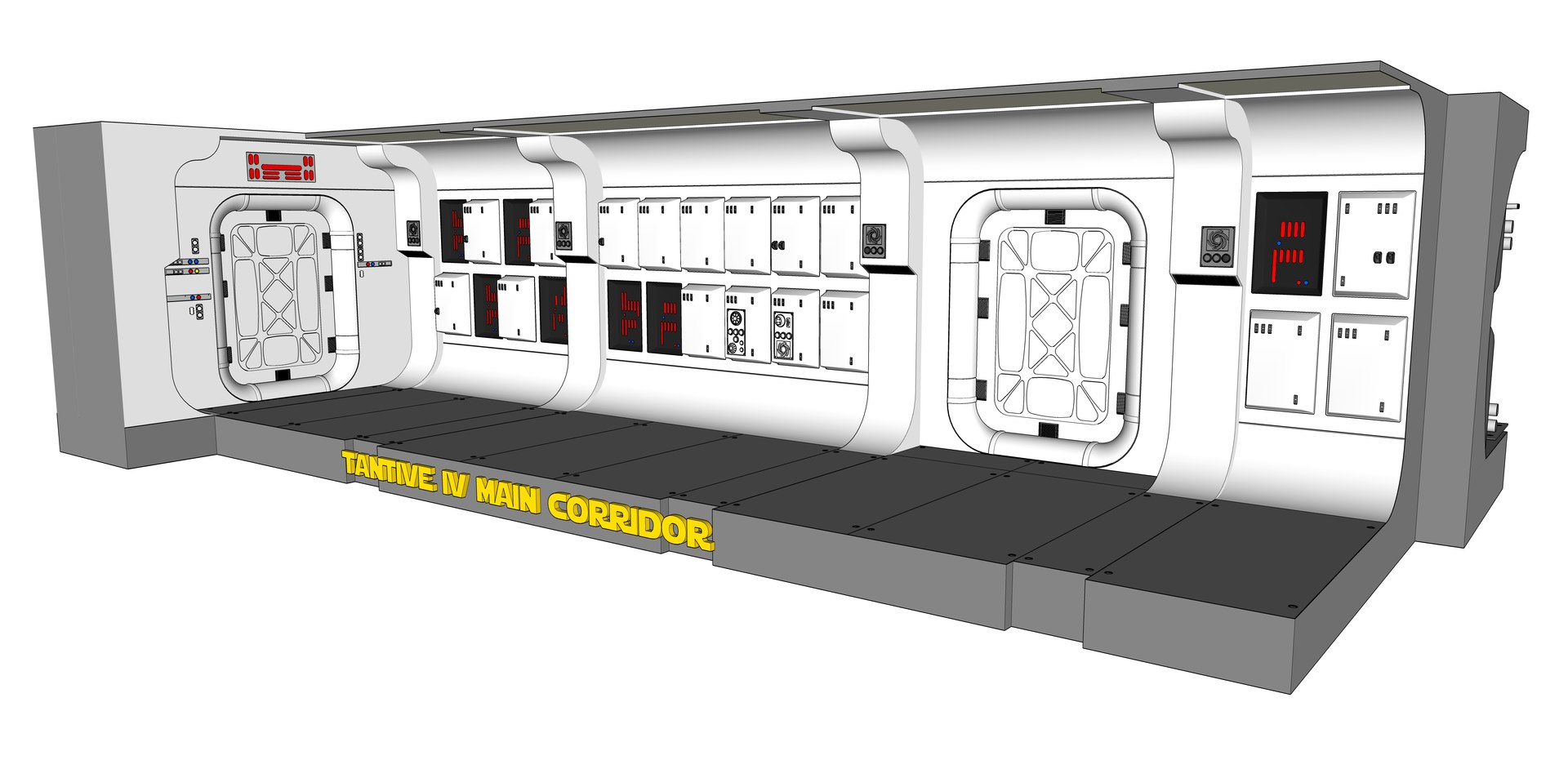 Tantive IV Diorama 3D - TurboSquid 1870283