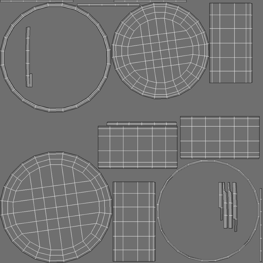 Button Cell Model - TurboSquid 2324597