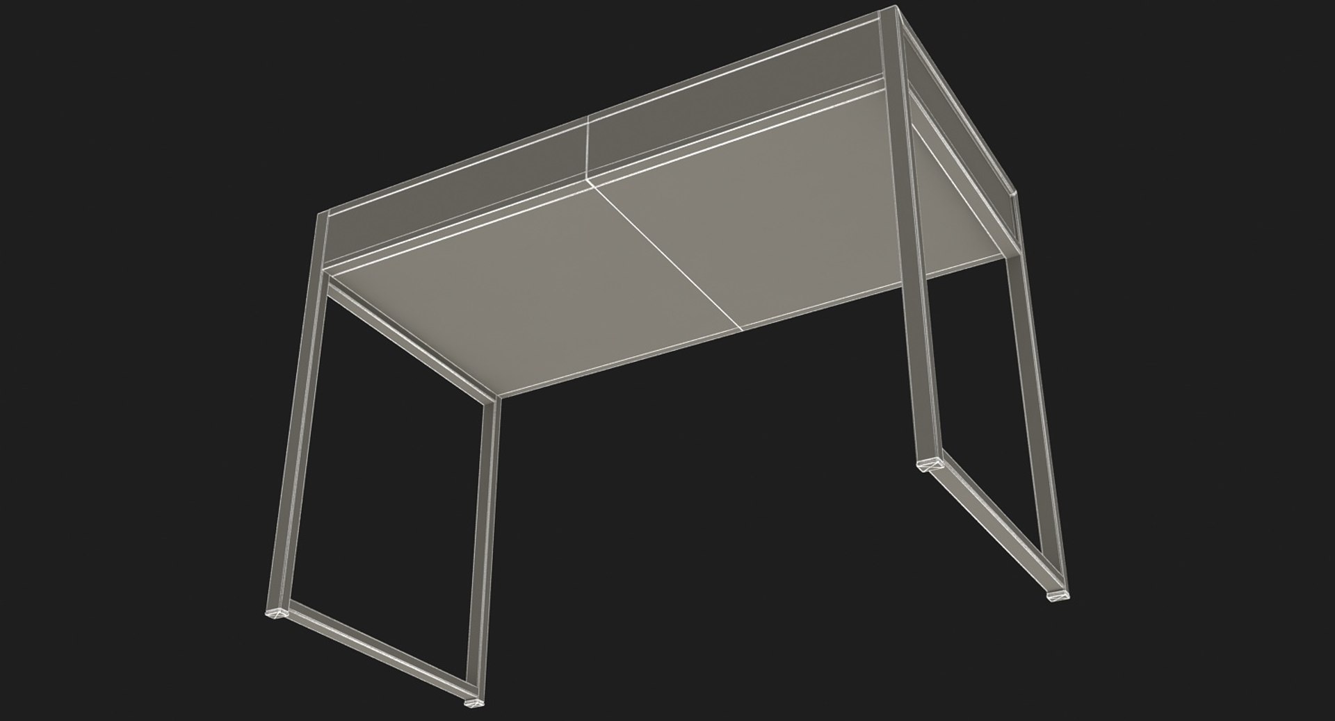 3D realistic drawer desk - TurboSquid 1318800