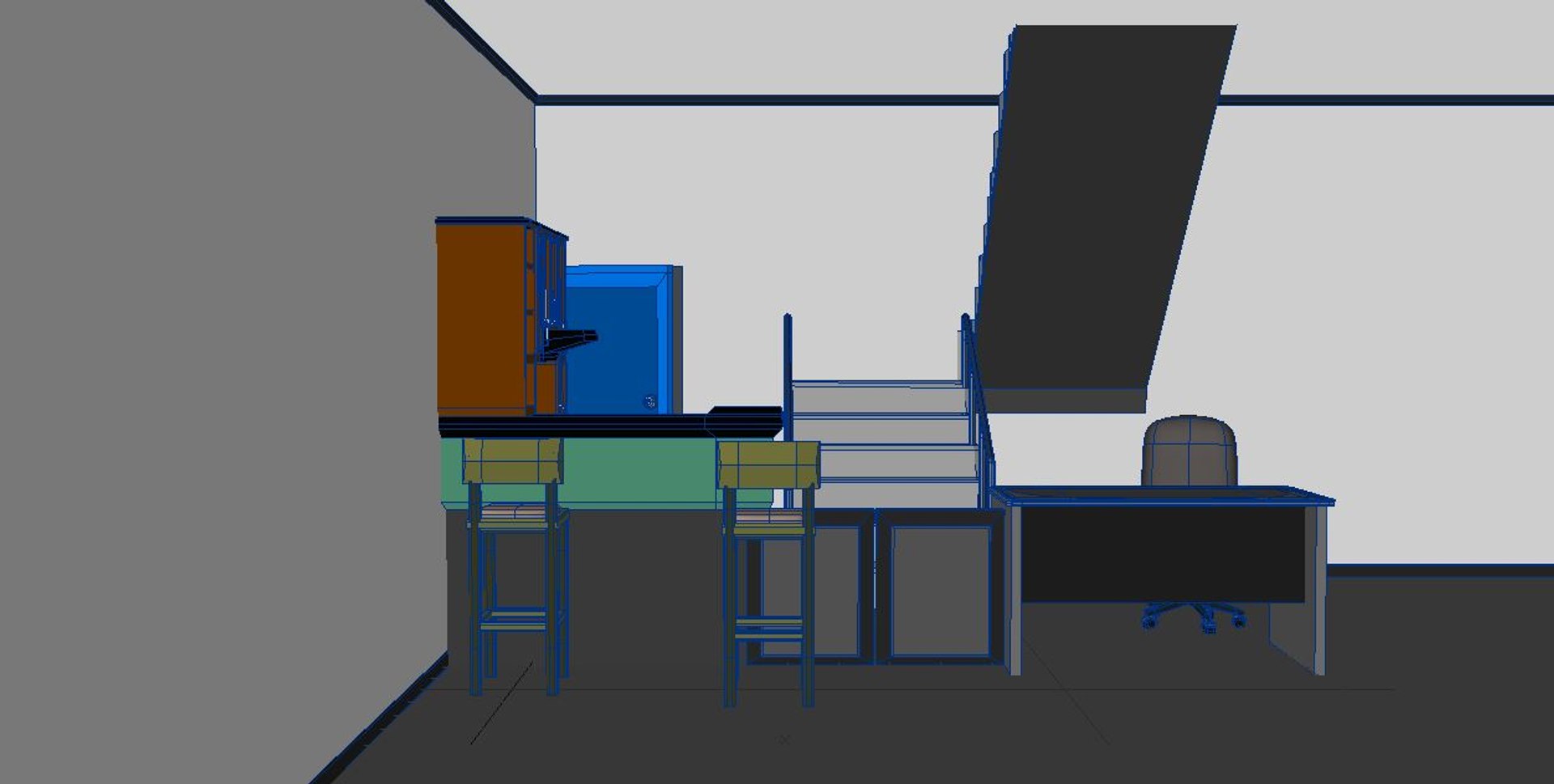 Furniture minimalist interior 3D - TurboSquid 1177541