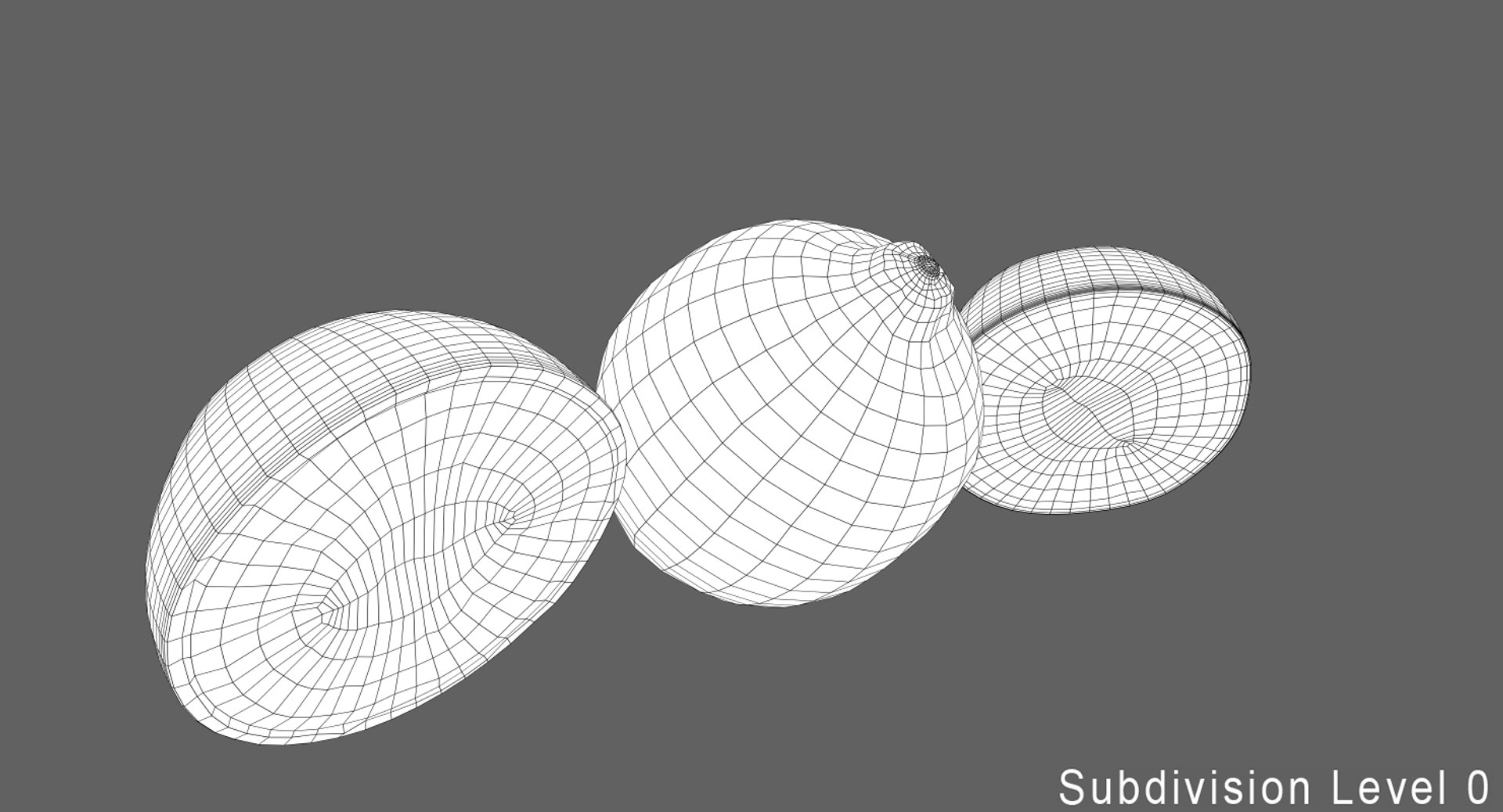 3d Lime Fruit Food Model