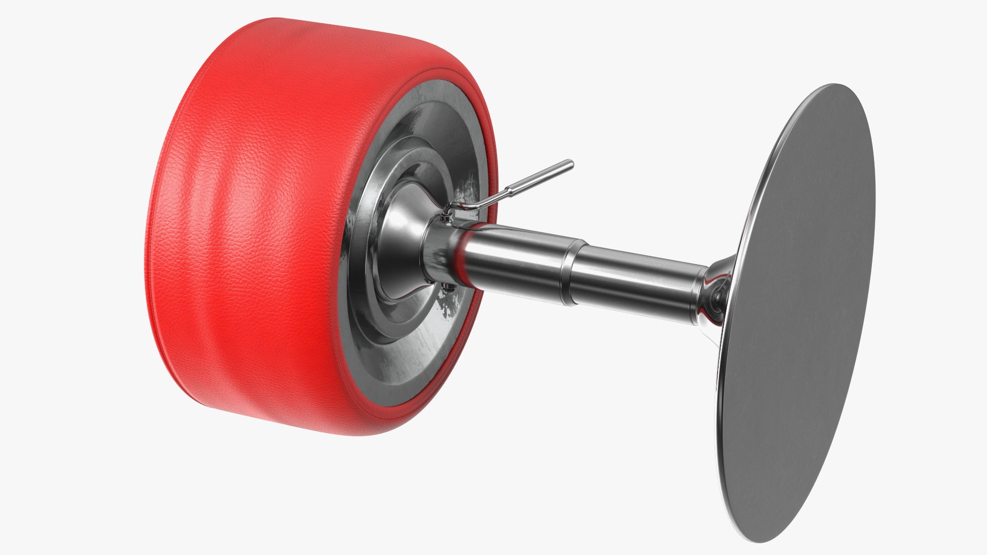 Round Swivel Stool With Chrome Foot 3D Model - TurboSquid 1737101