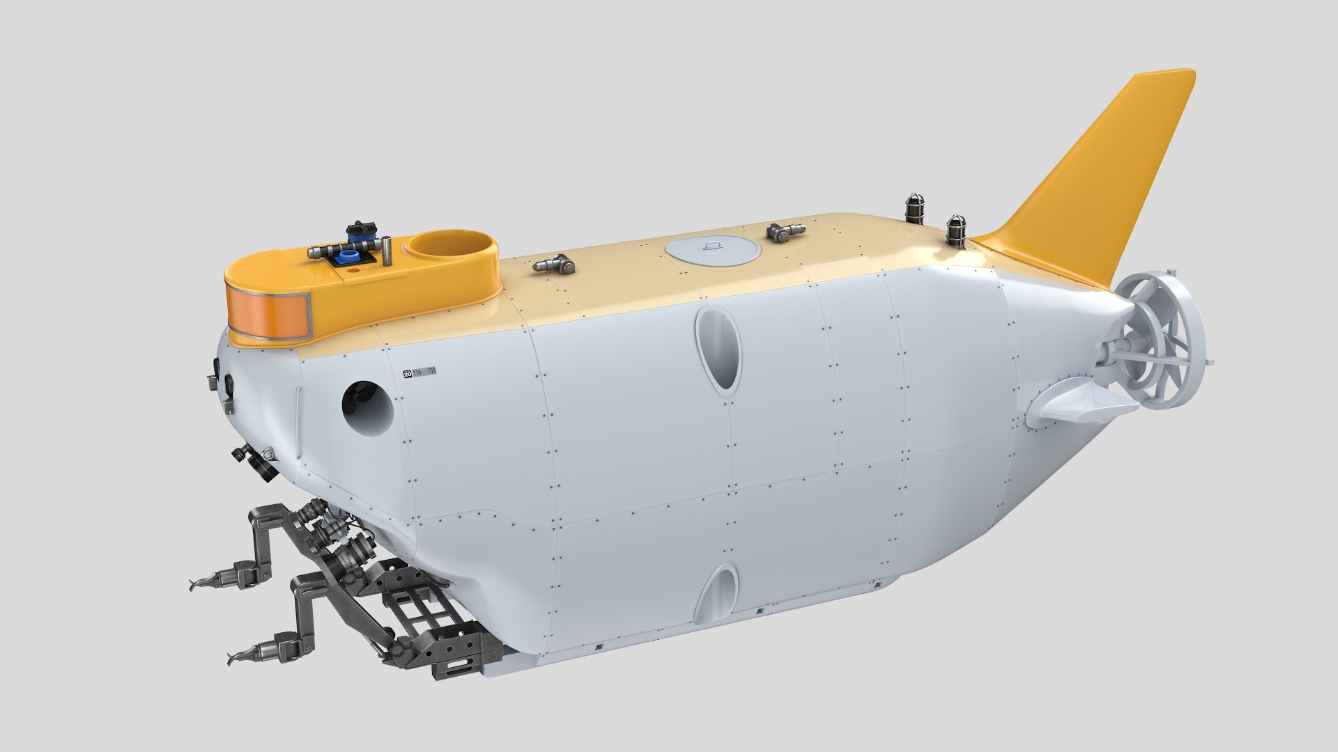 Deep Sea Submersible 02 3D Model - TurboSquid 1719428