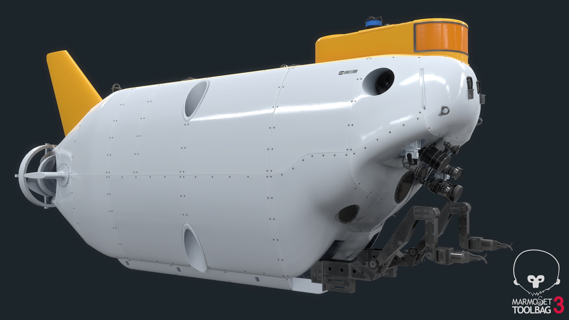 Deep Sea Submersible 02 3D Model - TurboSquid 1719428