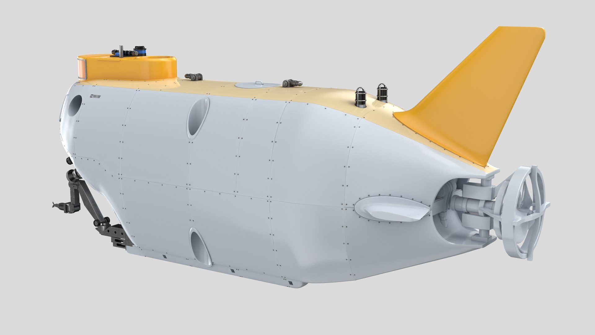 Deep Sea Submersible 02 3D Model - TurboSquid 1719428