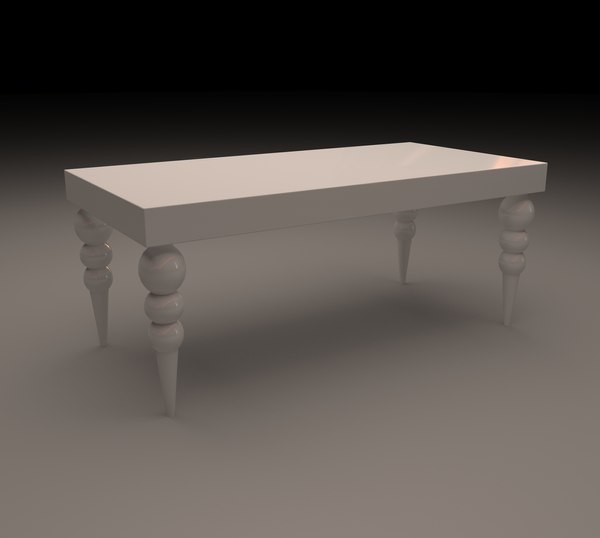 3d model of kitchen table