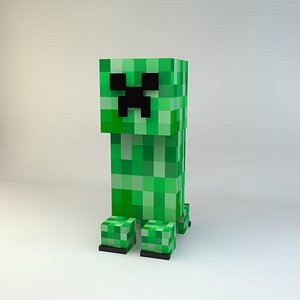 3D Minecraft Creeper Models - Browse & Download Formats - TurboSquid