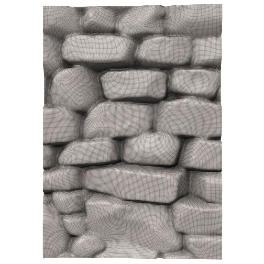 3D Model Stone Wall 078 - TurboSquid 2306421