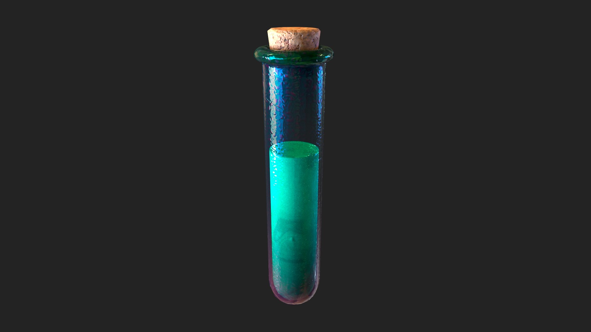 3D model Potion Test Tube Small - TurboSquid 1825598