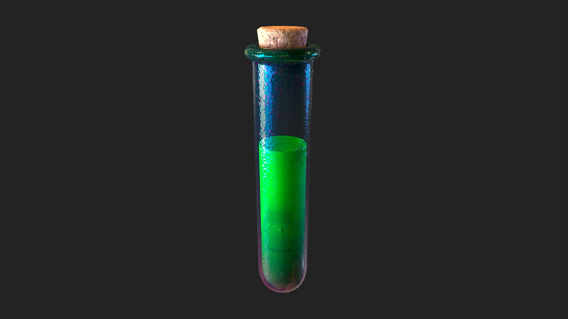 3D model Potion Test Tube Small - TurboSquid 1825598