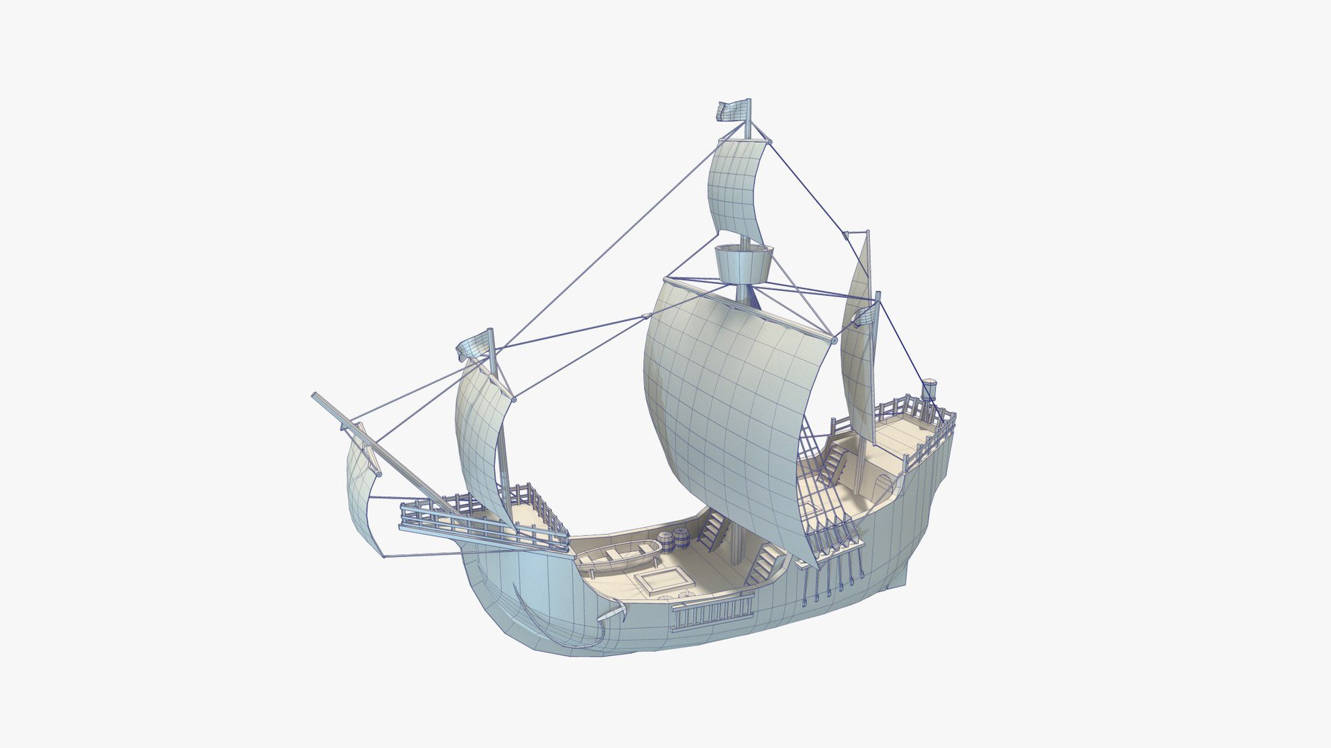 3D model Ship 3D model Santa Maria Columbus ship - TurboSquid 2177256
