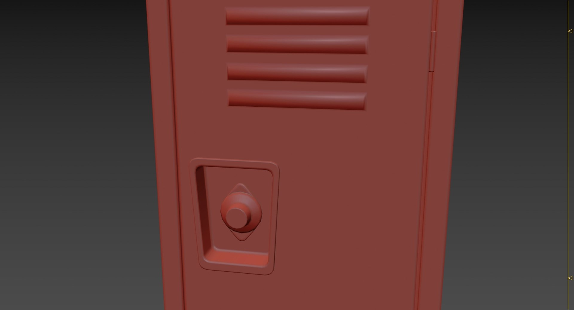 3D Realistic Steel Locker Model - TurboSquid 1377978