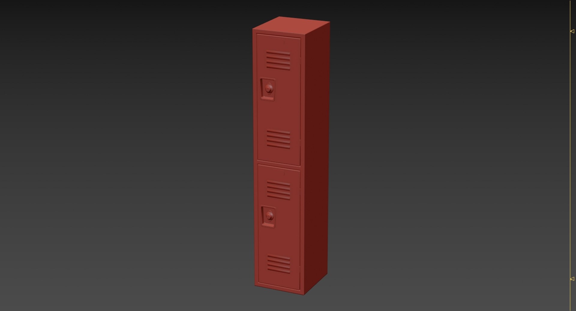 3D Realistic Steel Locker Model - TurboSquid 1377978