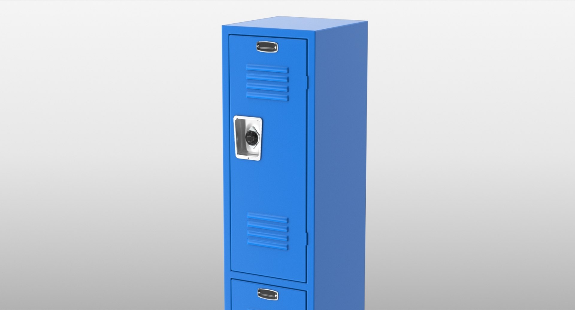 3D Realistic Steel Locker Model - TurboSquid 1377978