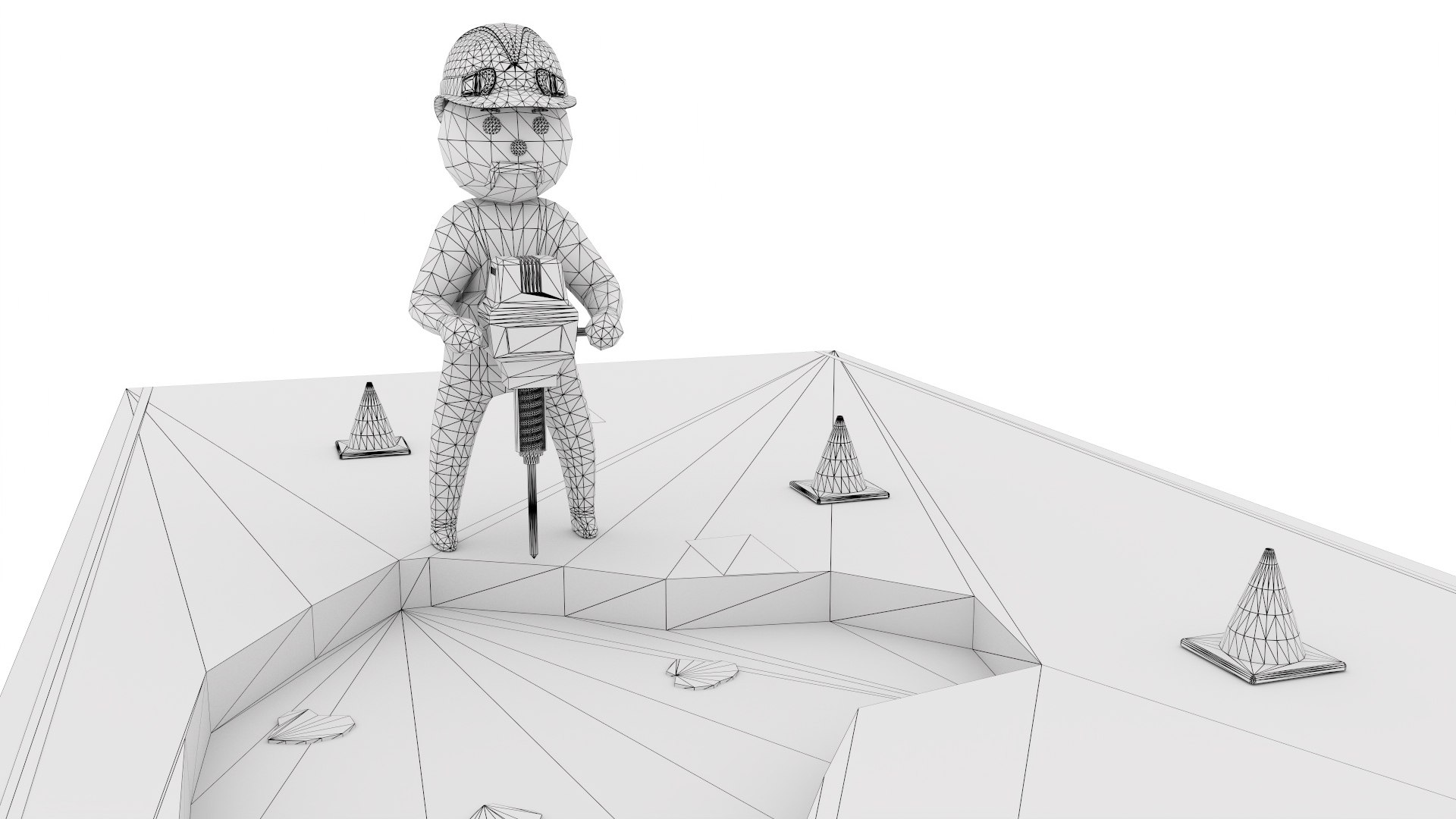 3D Model Breaker Man - TurboSquid 1652325