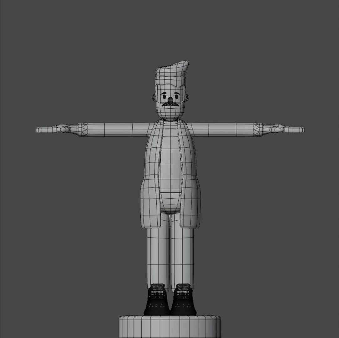 3D Male Cartoon Characters Base Mesh - TurboSquid 1739482