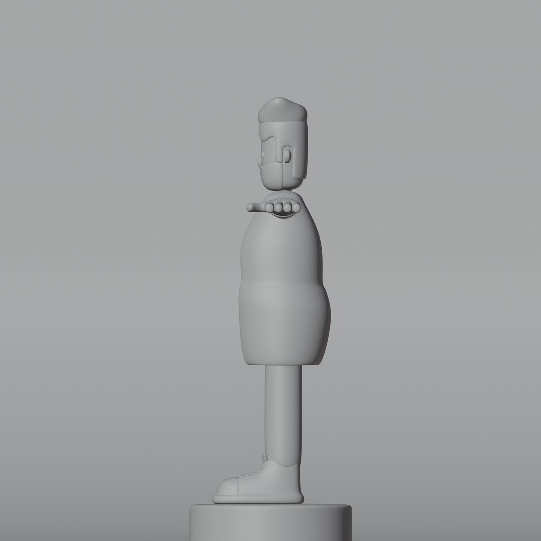 3D Male Cartoon Characters Base Mesh - TurboSquid 1739482