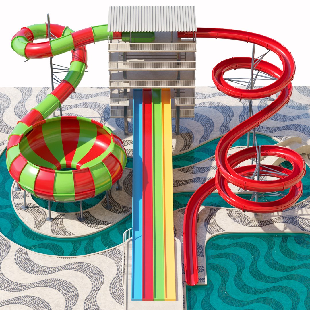 Aquapark Aqua 3D - TurboSquid 1512060