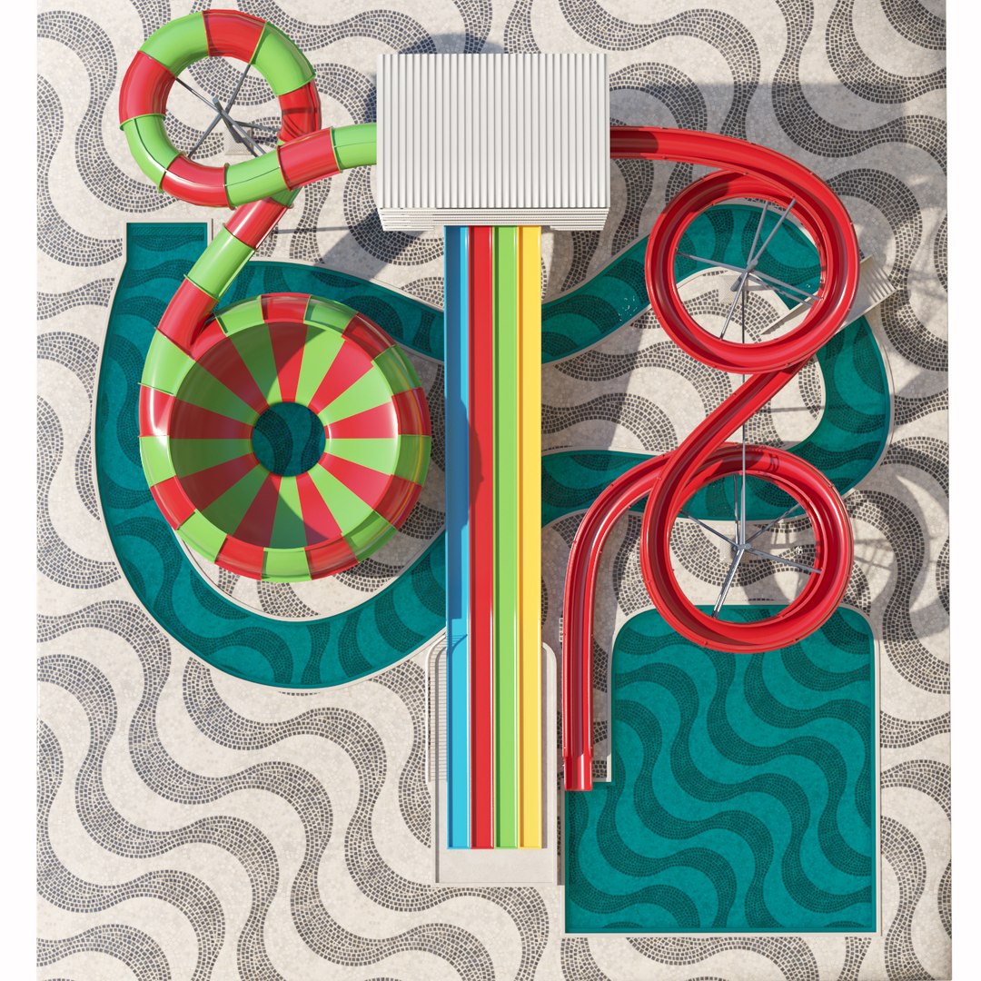 Aquapark Aqua 3D - TurboSquid 1512060