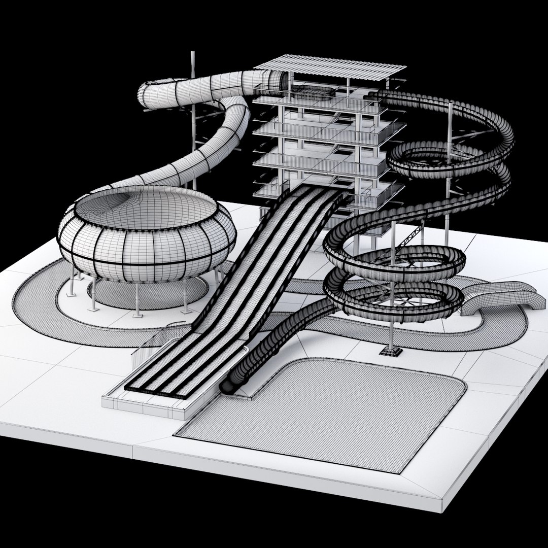Aquapark Aqua 3D - TurboSquid 1512060