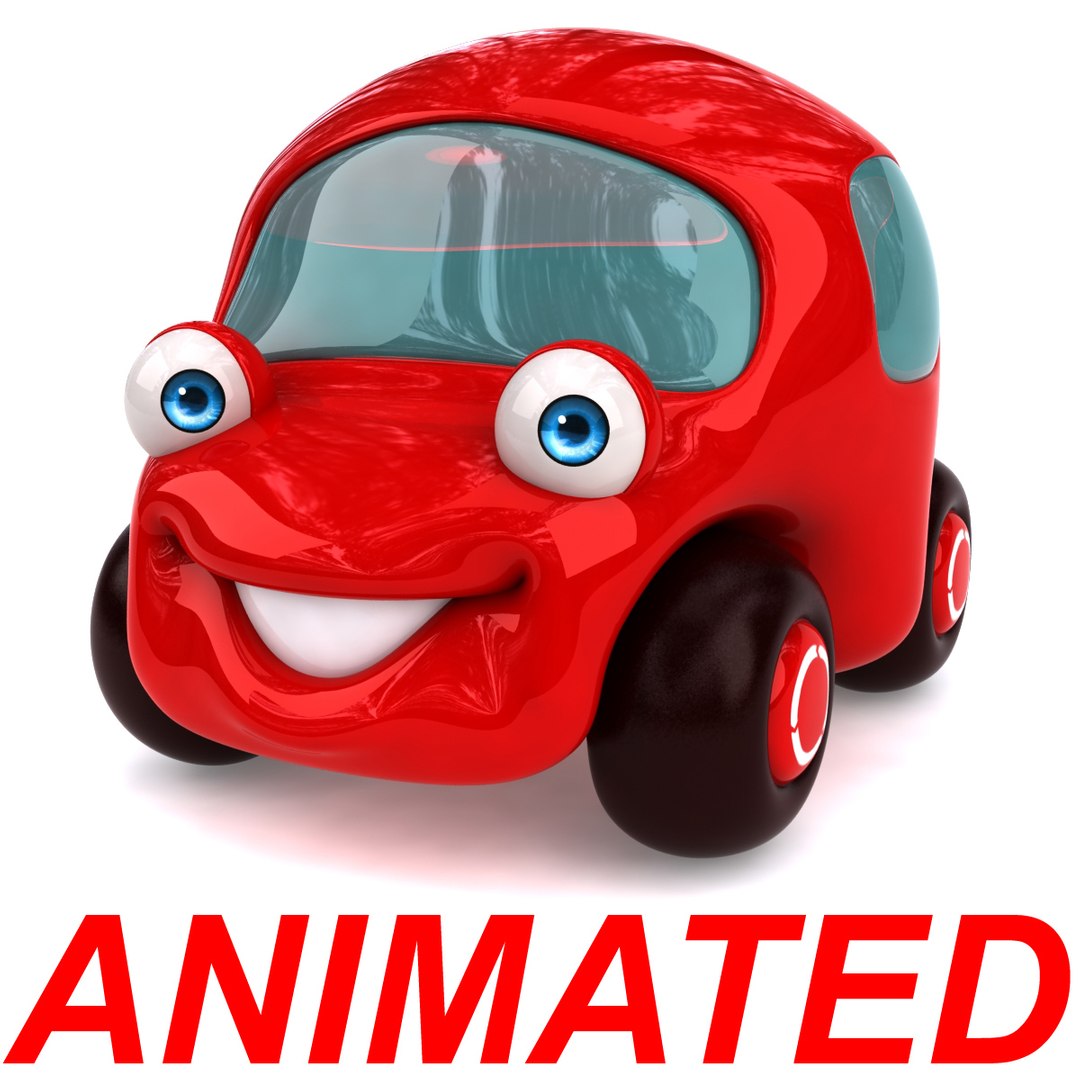 Fun Cartoon Car 3D Model - TurboSquid 1324491