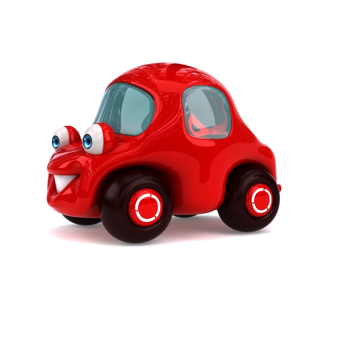 Fun Cartoon Car 3D Model - TurboSquid 1324491