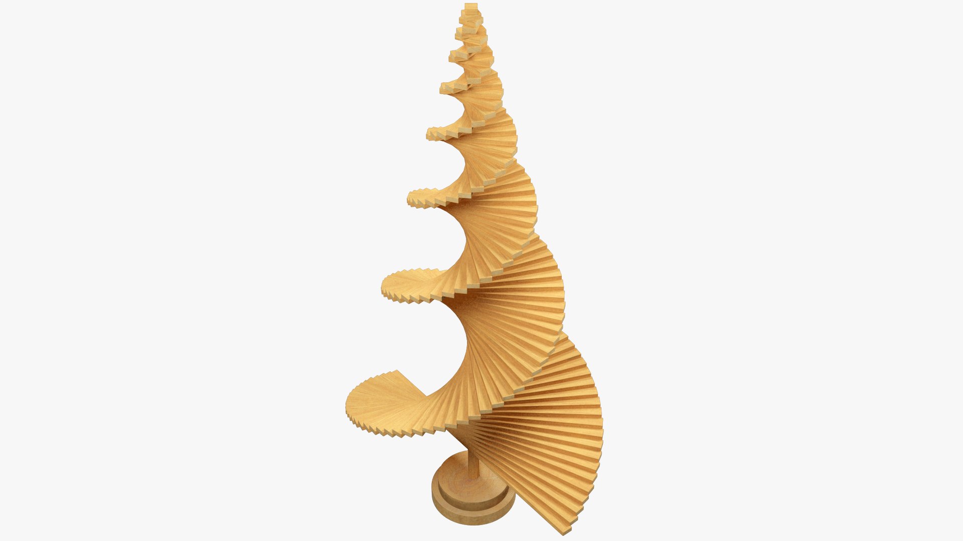 Wooden Christmas Tree V3 3D Model - TurboSquid 1974818