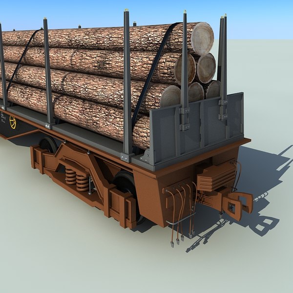 uncovered wagon 3d model