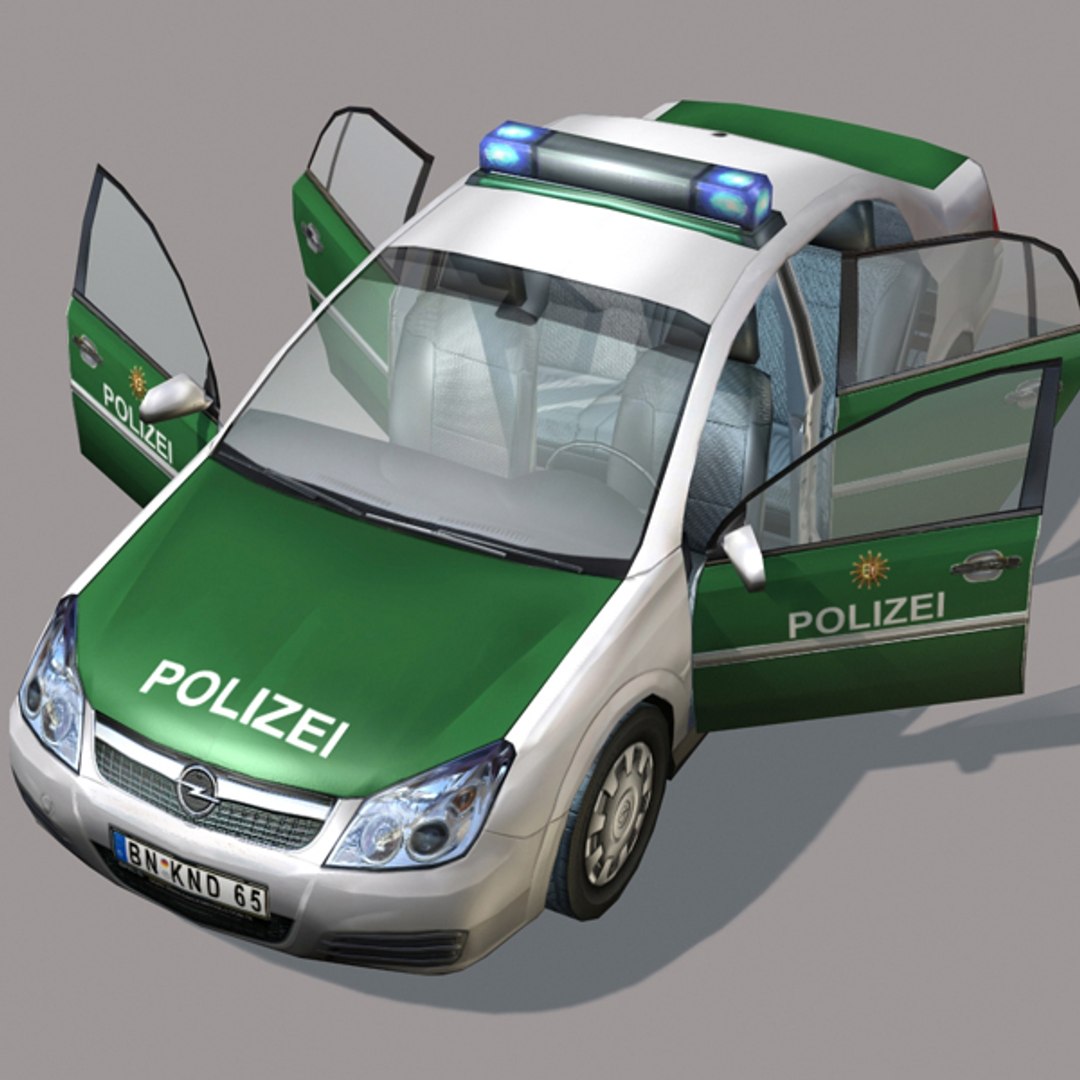 Police Car02 Car German 3ds