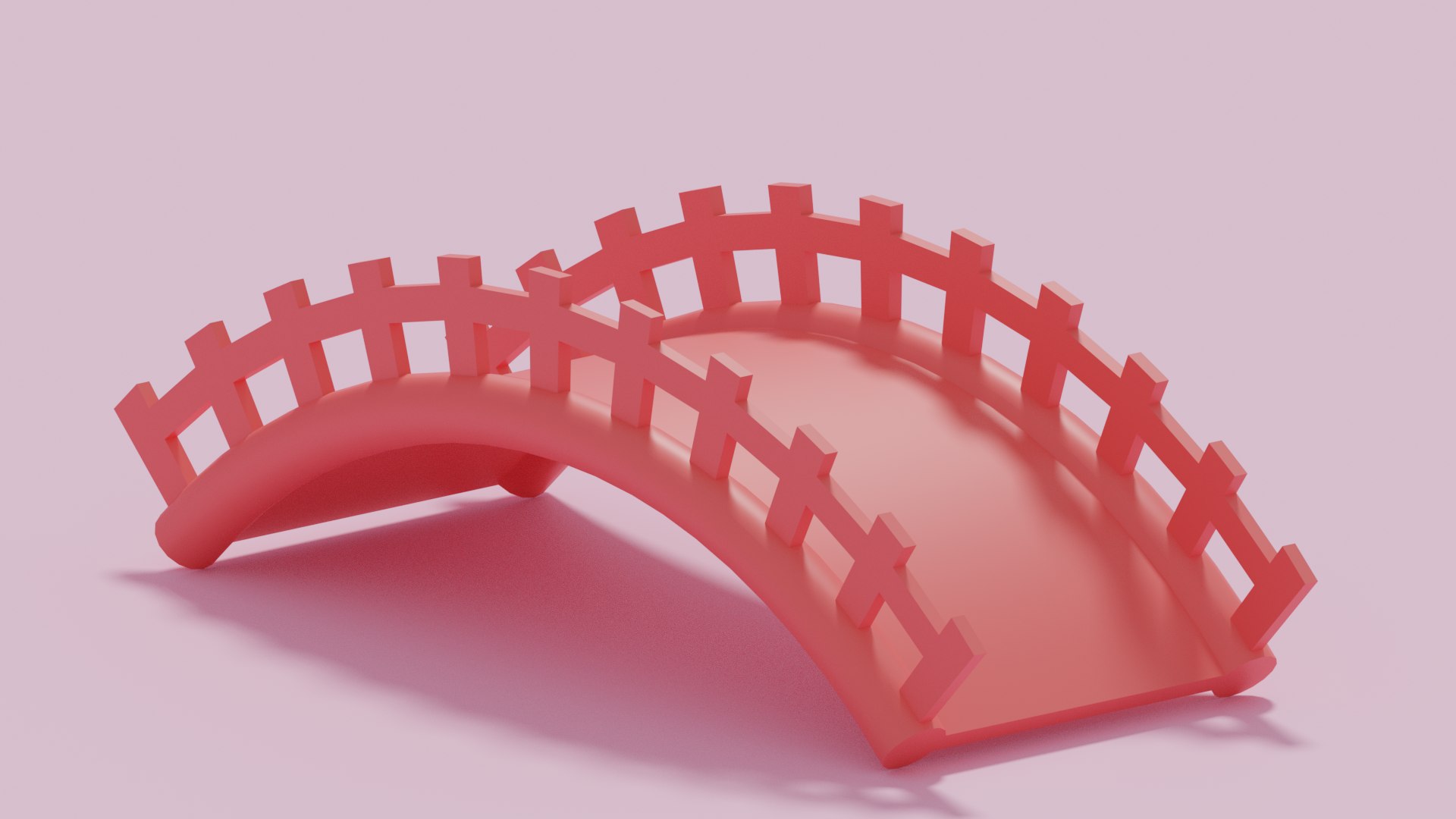 3D Cartoon Cute Bridge - TurboSquid 1831892