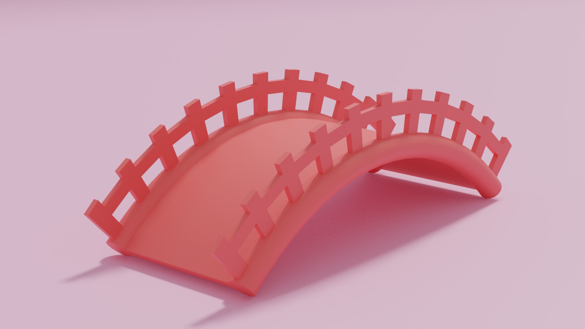 3D Cartoon Cute Bridge - TurboSquid 1831892