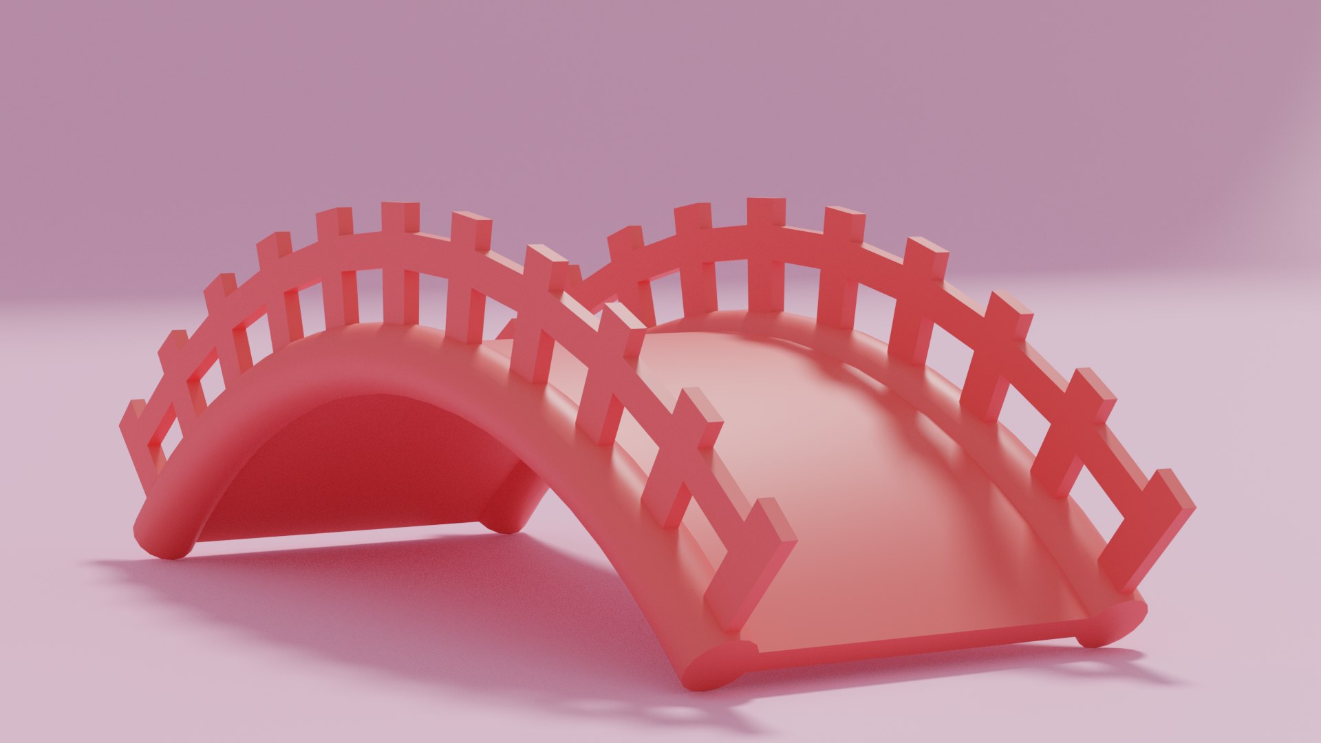 3D Cartoon Cute Bridge - TurboSquid 1831892