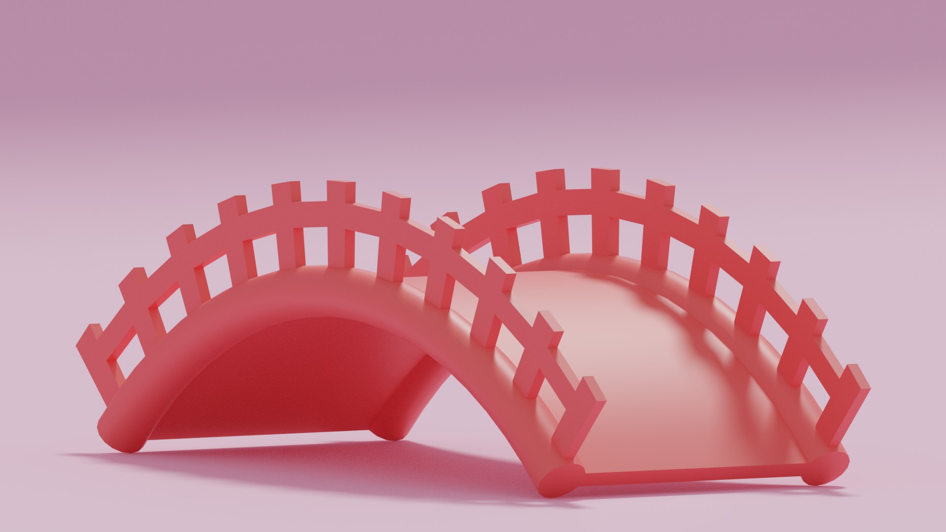 3D Cartoon Cute Bridge - TurboSquid 1831892