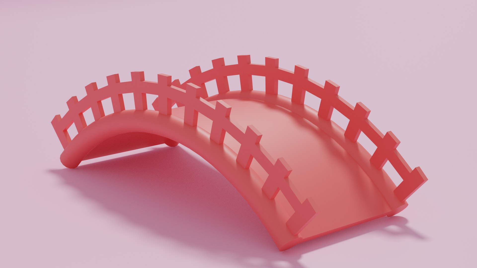 3D Cartoon Cute Bridge - TurboSquid 1831892