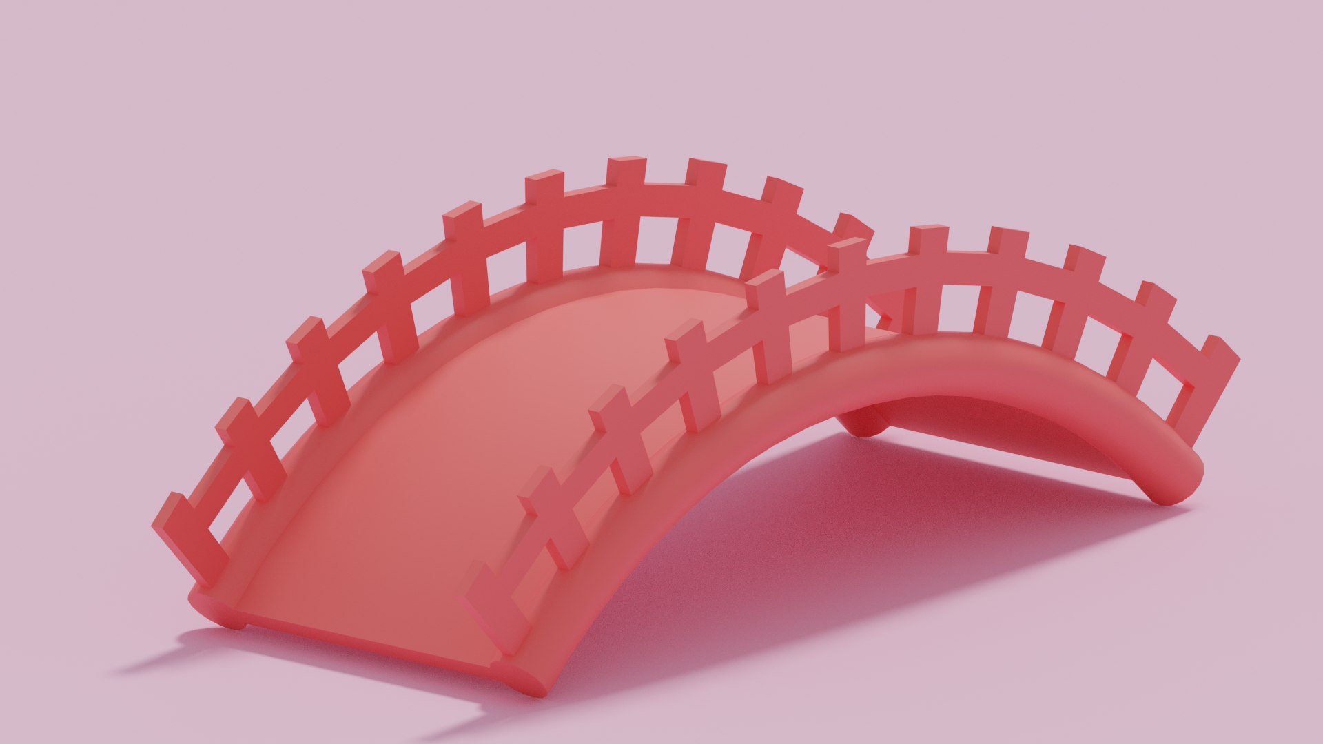 3D Cartoon Cute Bridge - TurboSquid 1831892