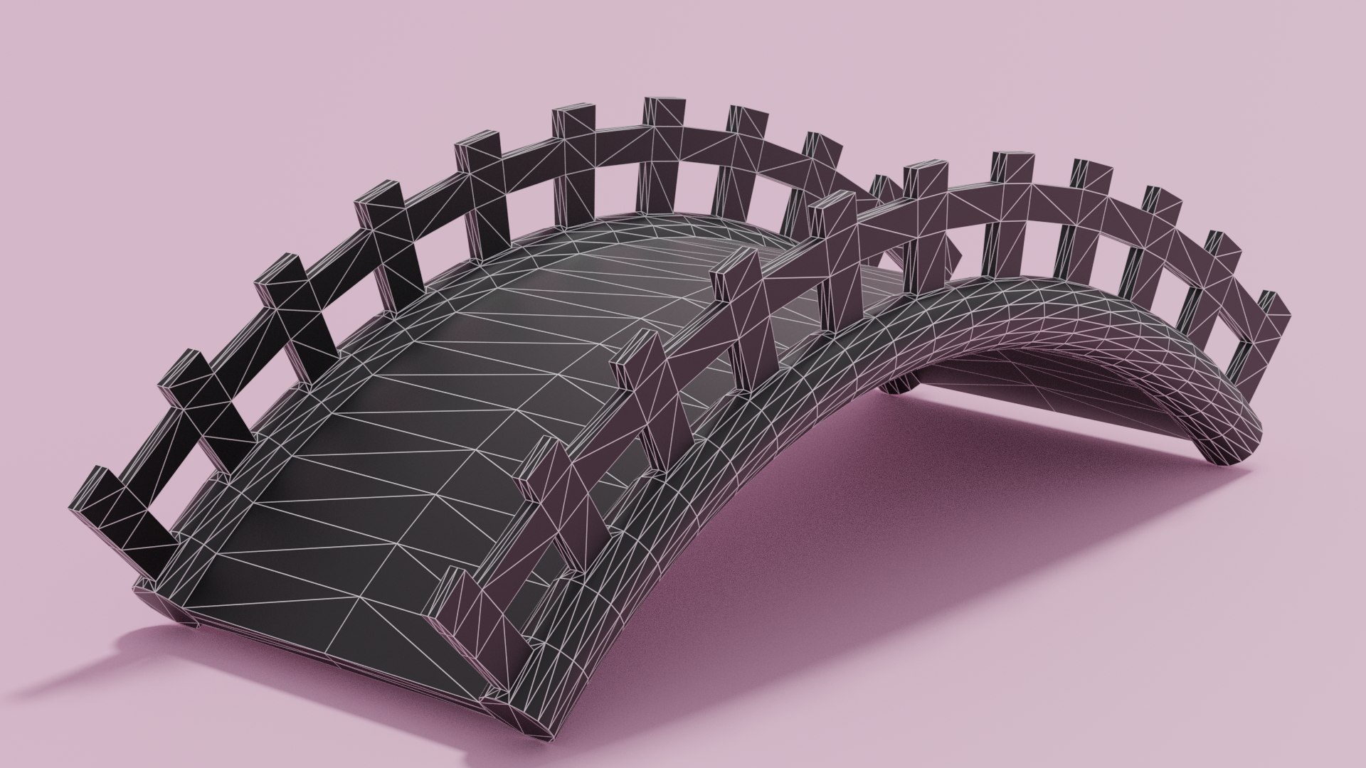 3D Cartoon Cute Bridge - TurboSquid 1831892