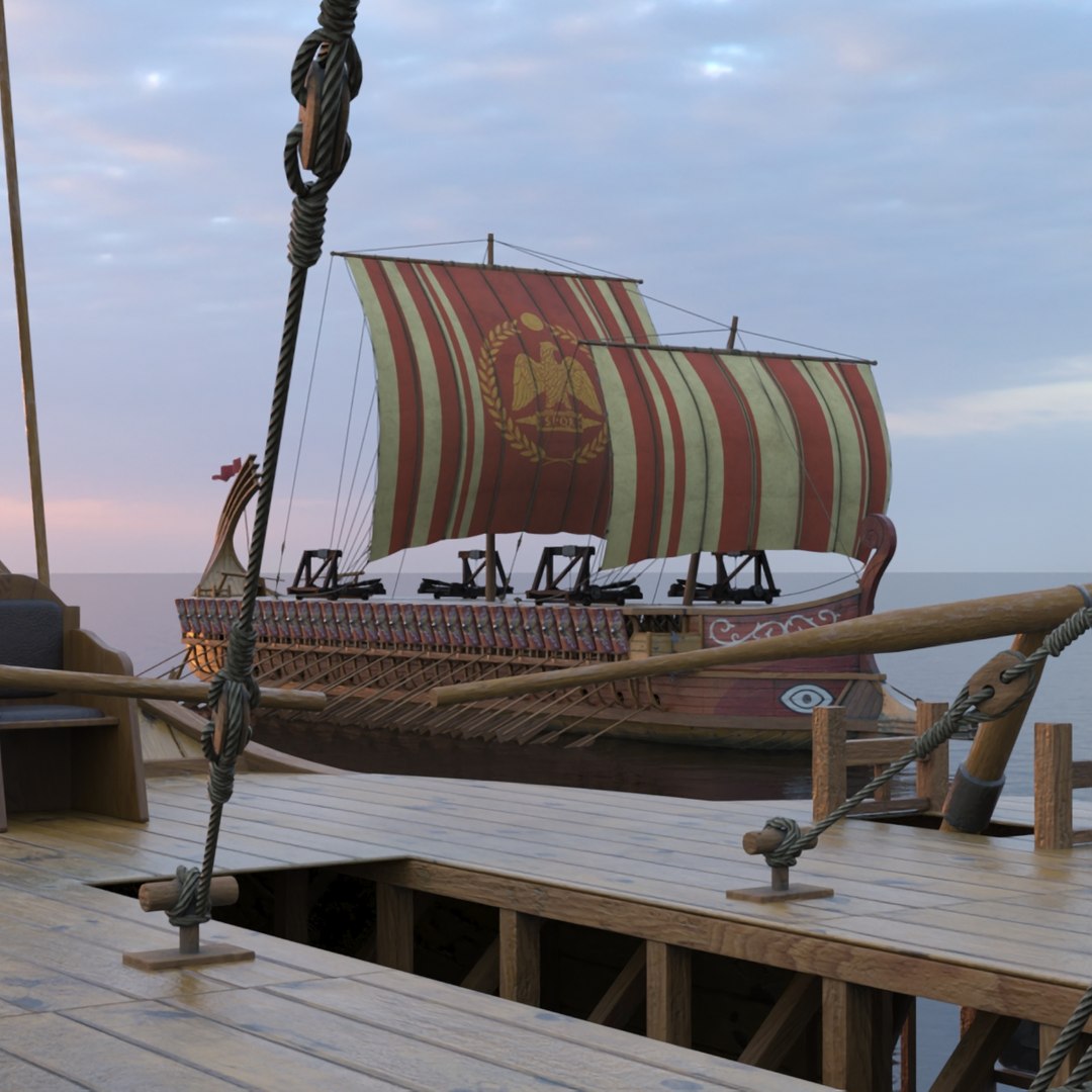 ancient catapult ship