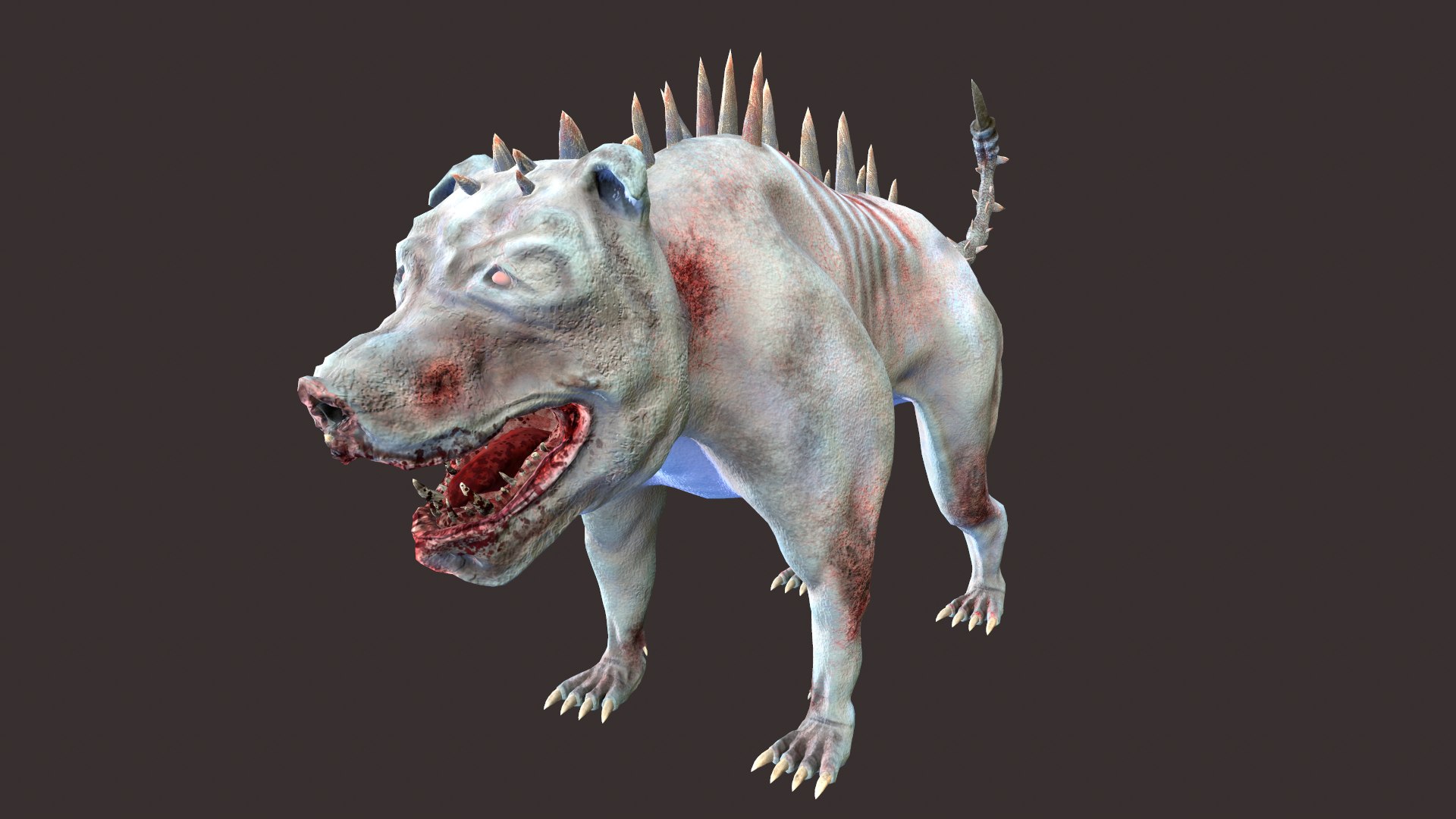 3D Hound Fantasy Dog - TurboSquid 1653336