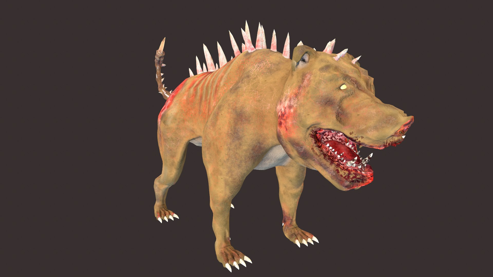 3D Hound Fantasy Dog - TurboSquid 1653336