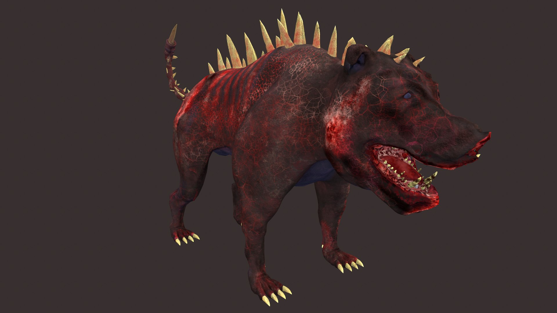 3D Hound Fantasy Dog - TurboSquid 1653336