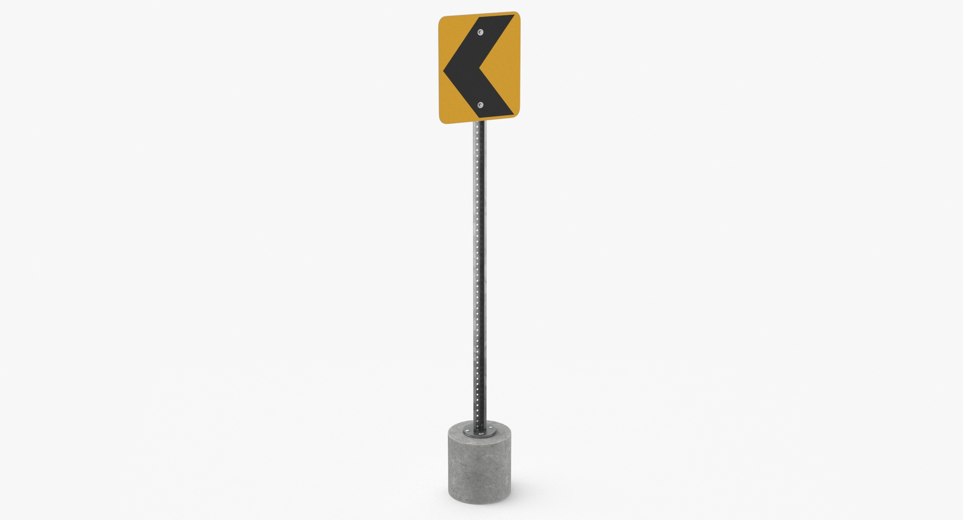 Chevron alignment sign Left and Right 3D model - TurboSquid 1918268