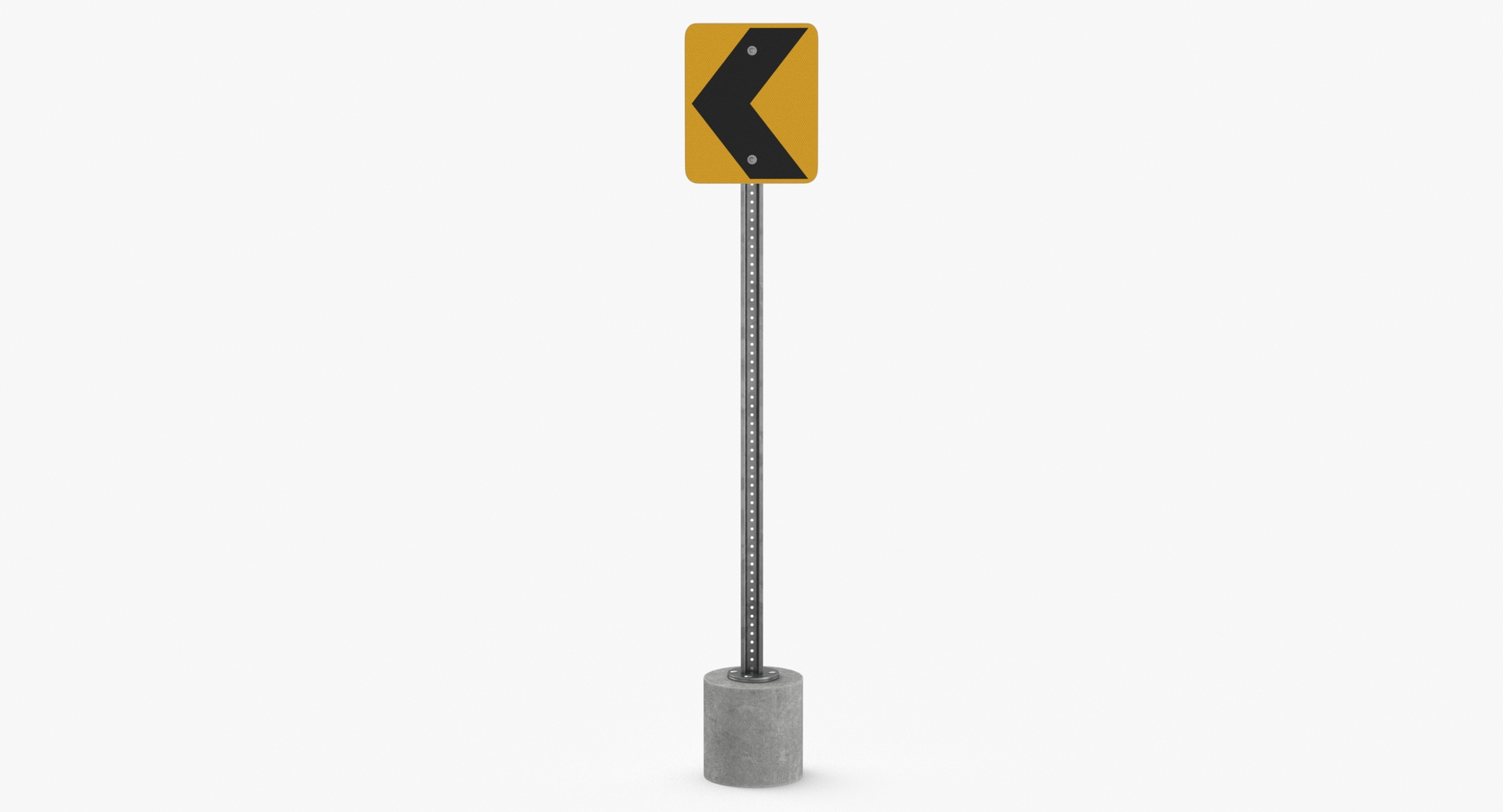 Chevron alignment sign Left and Right 3D model - TurboSquid 1918268