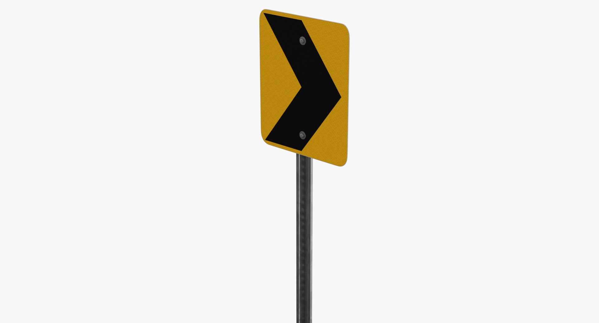 Chevron alignment sign Left and Right 3D model - TurboSquid 1918268