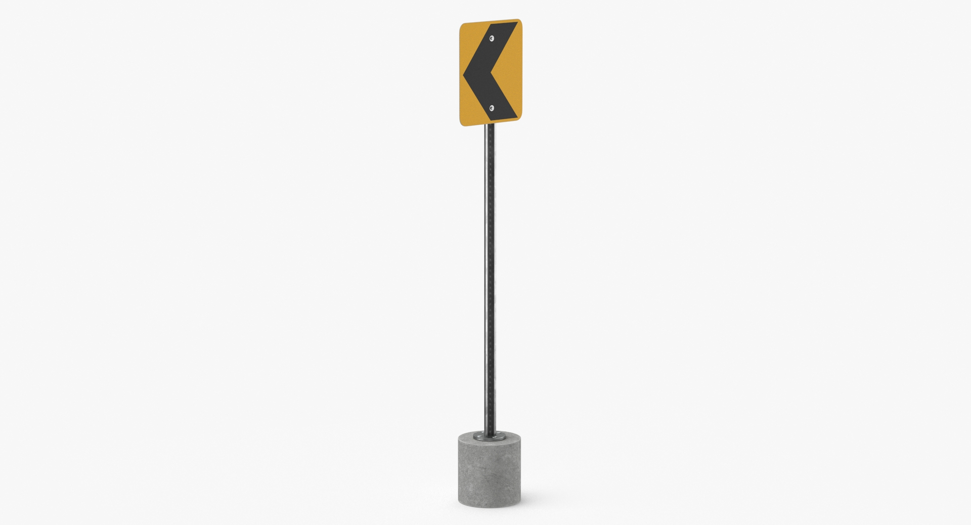 Chevron Alignment Sign Left And Right 3D Model - TurboSquid 1918268