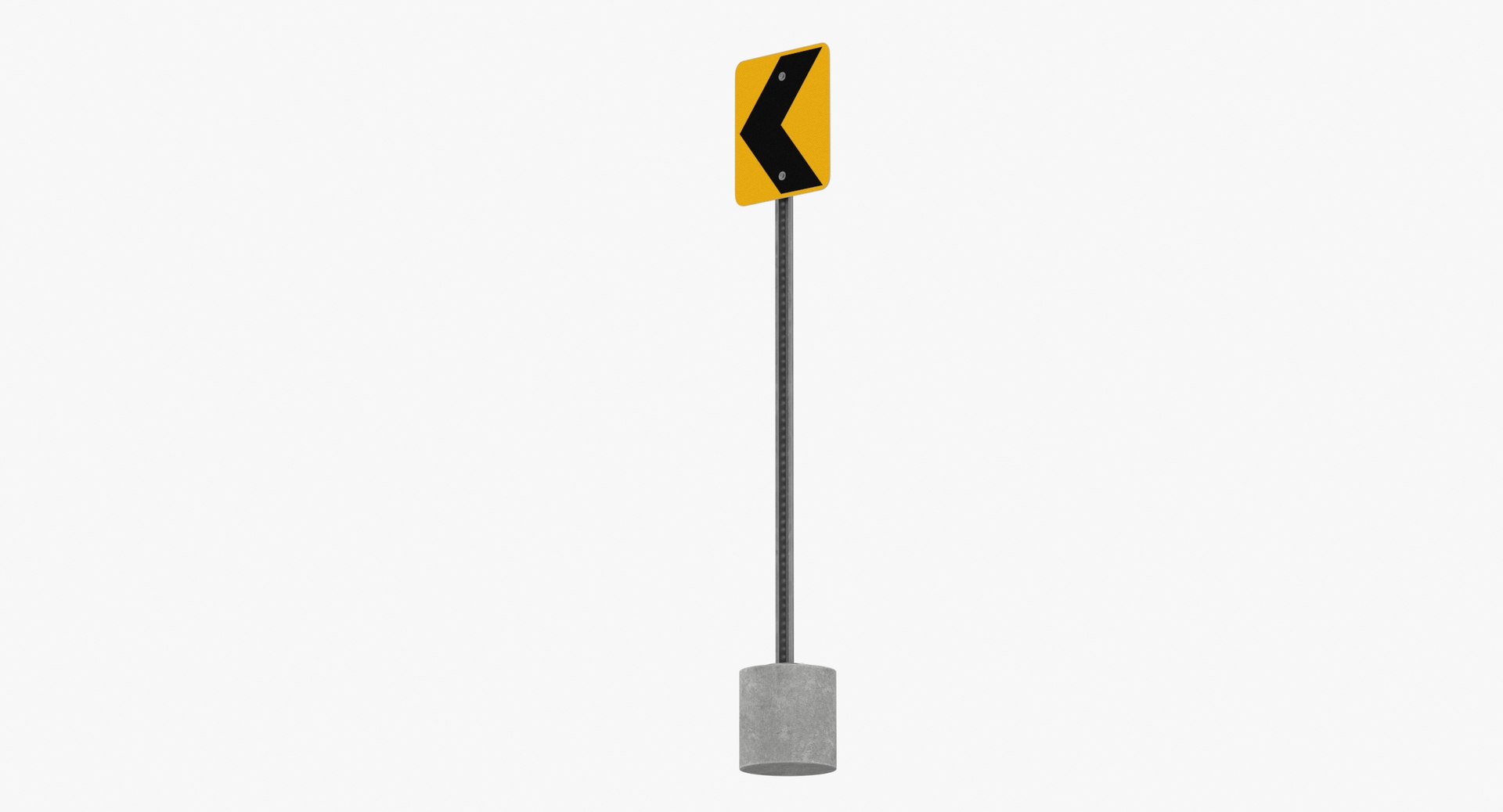 Chevron alignment sign Left and Right 3D model - TurboSquid 1918268