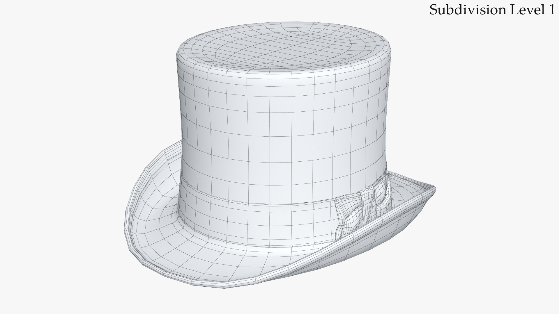 Black Cylinder Hat Model - TurboSquid 1555406