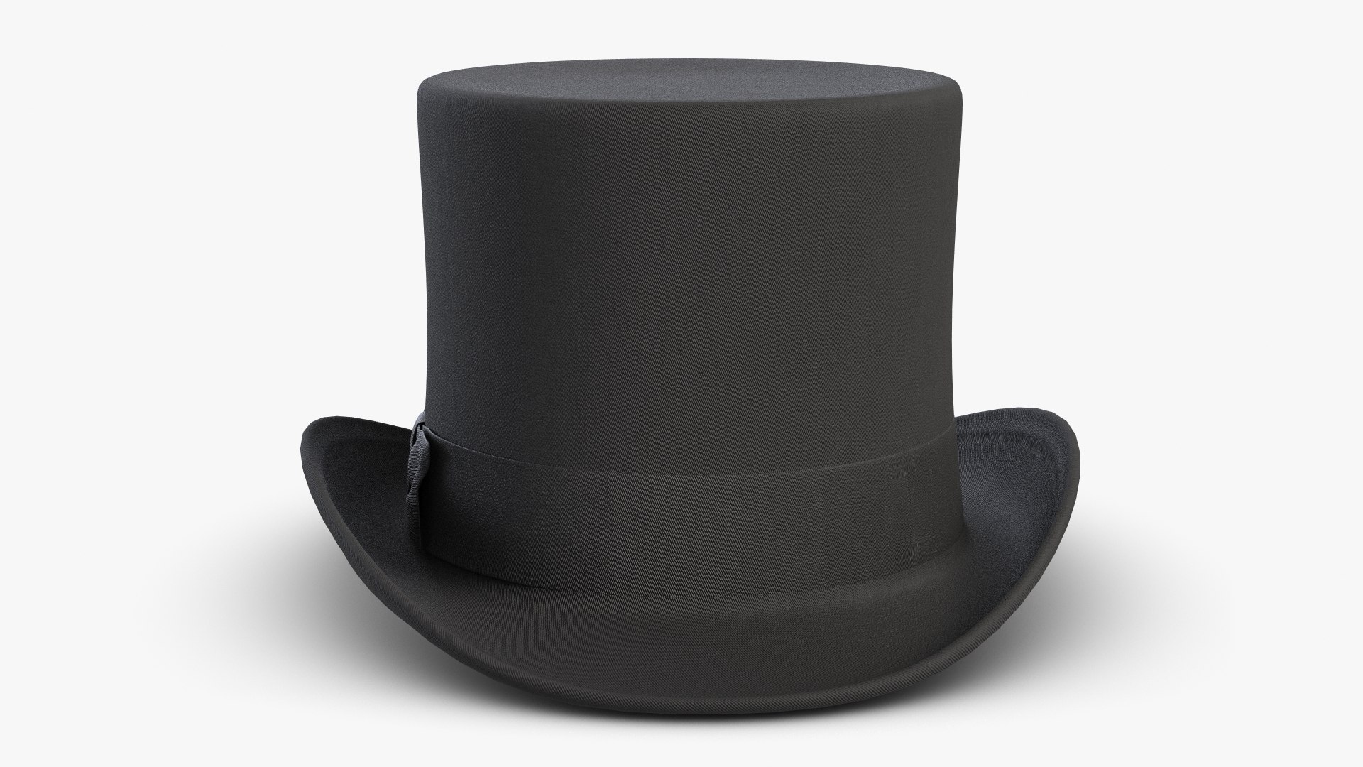 Black Cylinder Hat Model - TurboSquid 1555406